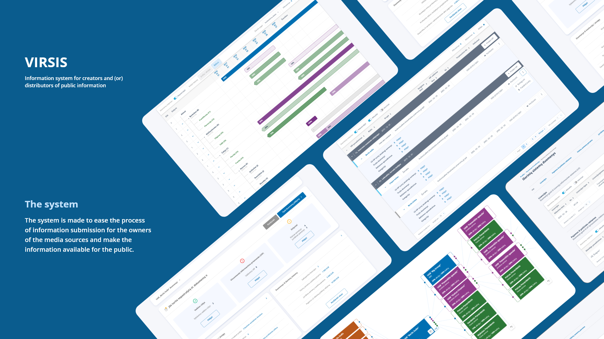 VIRSIS - Information system for creators and distributors of public ...